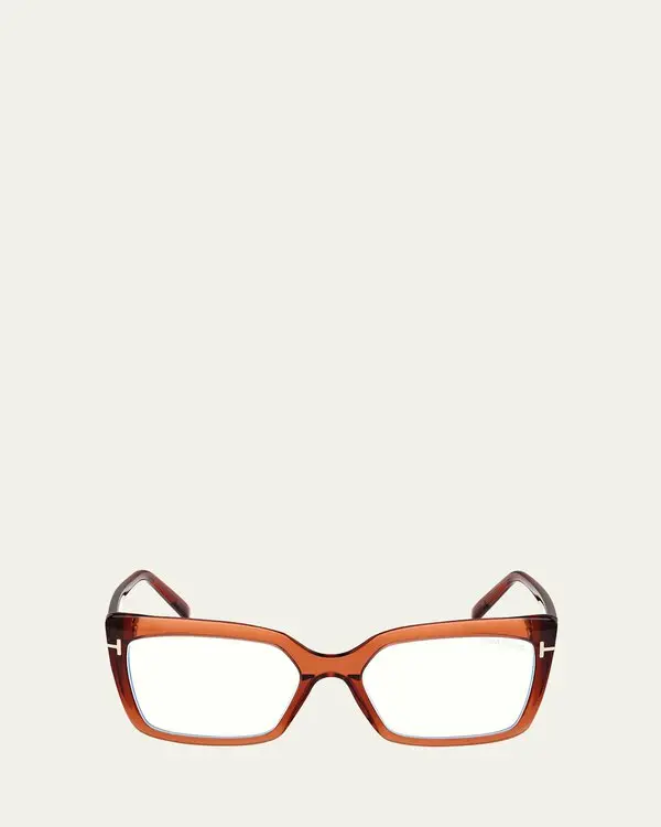 TOM FORD Acetate Rectangle Eyeglasses