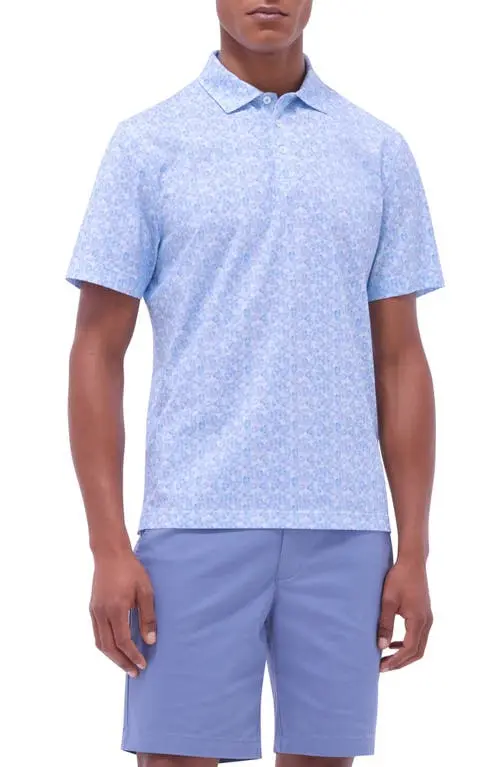 Bugatchi Victor Ooohcotton® Leaf Print Polo