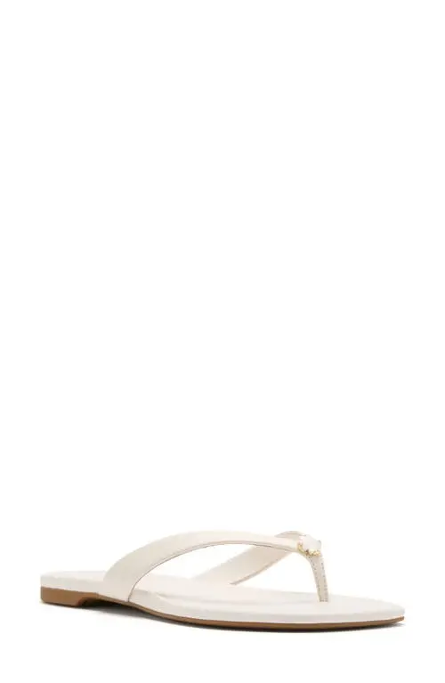 Kate Spade New York Flower Flip Flop - Cream