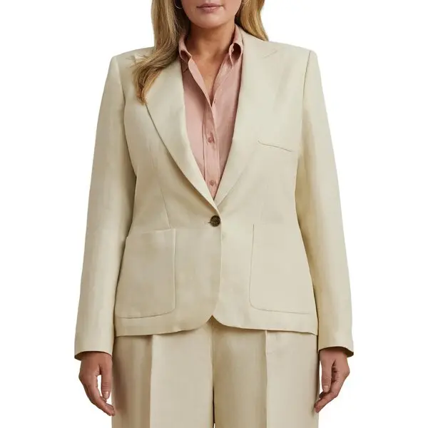 Ralph Lauren Linen-blend Twill Blazer