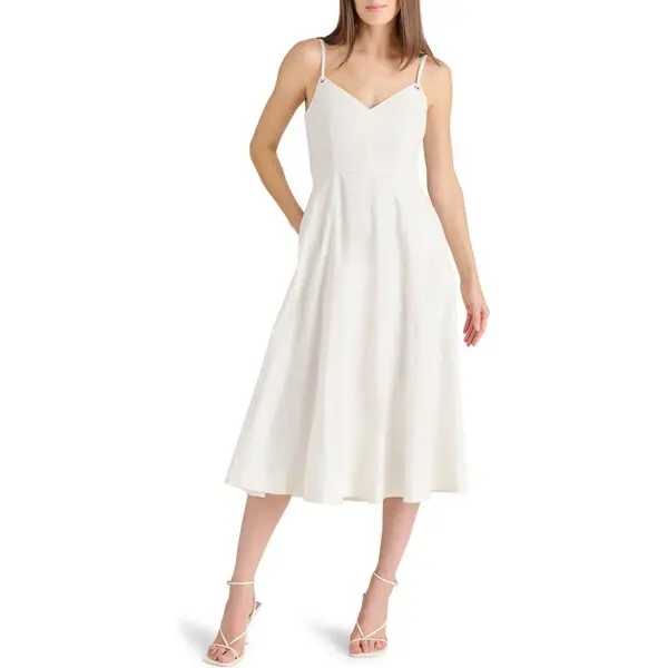 Steve Madden Harley Fit & Flare Midi Dress - Antique