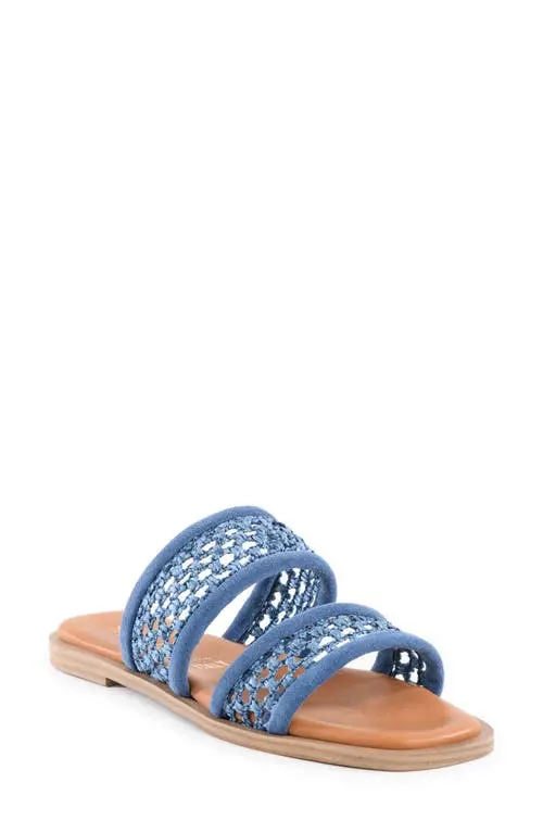 Seychelles Water Lilly Slide Sandal - Blue