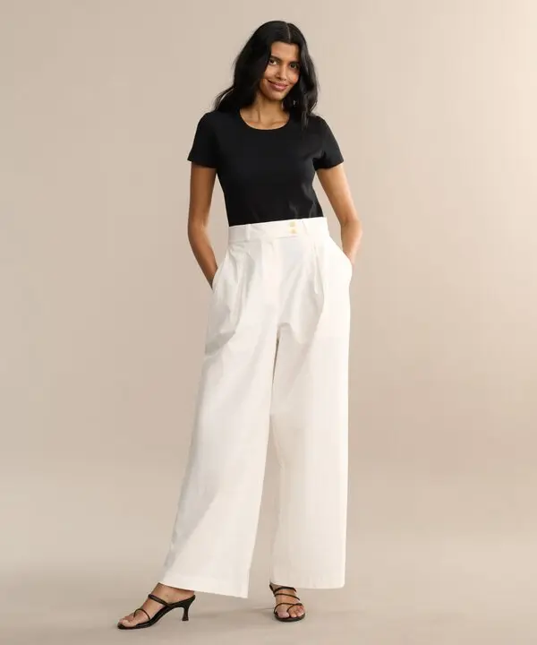 Jenni Kayne Newport Trouser - White