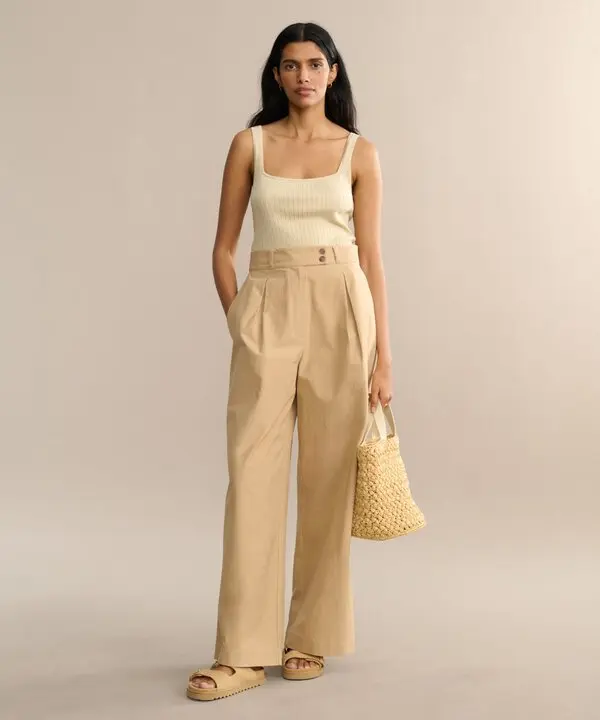 Jenni Kayne Newport Trouser - Khaki