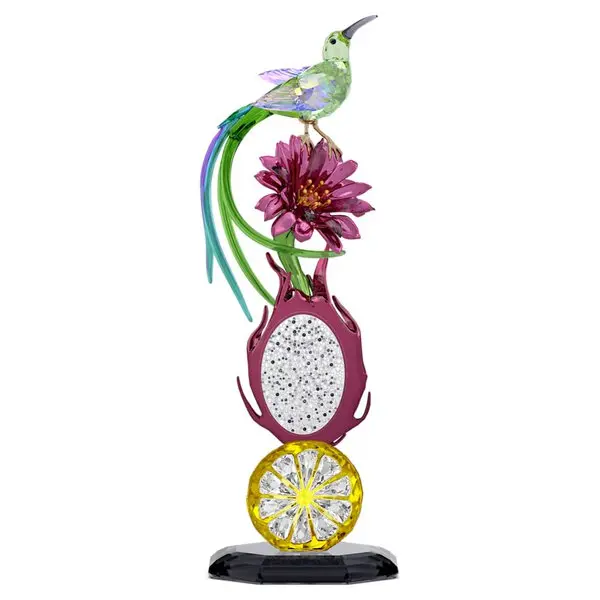 SWAROVSKI Idyllia Sugarbird And Dragon Fruit Totem
