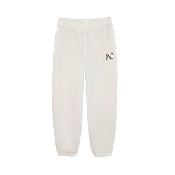 Nike X Stussy Stone Washed Fleece Pants 'light Bone