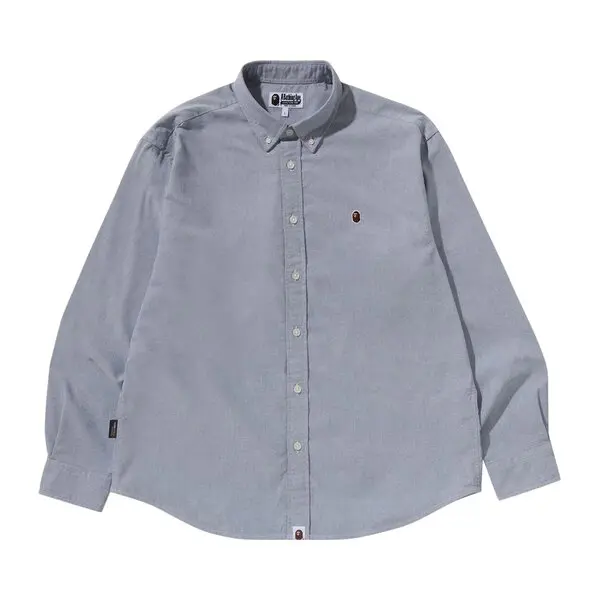 BAPE One Point Oxford Long-sleeve Shirt - Black