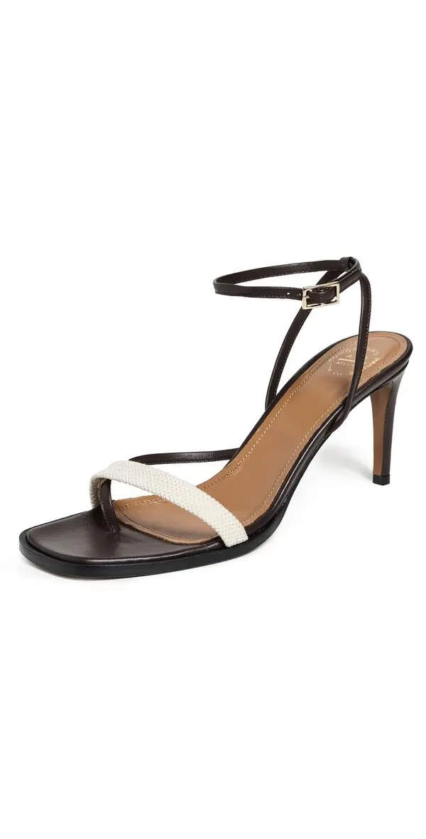 ATP ATELIER Belfiore Sandals - Walnut/ecru