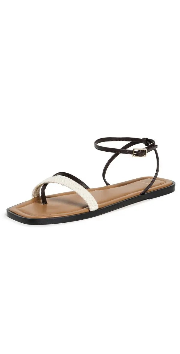 ATP ATELIER Miane Sandals - Walnut/ecru