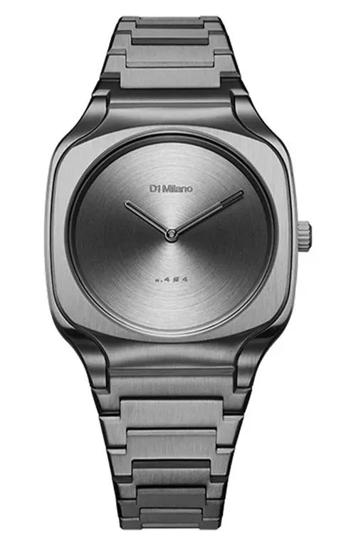 D1 MILANO Gun Frame Bracelet Watch - Light Gun