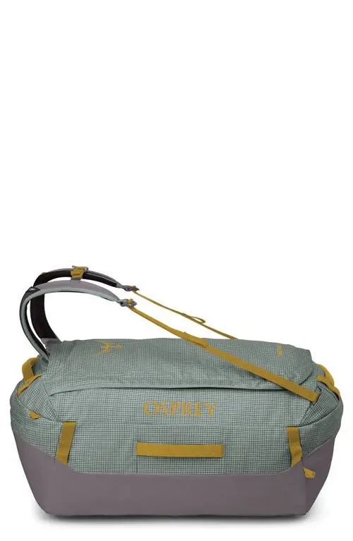 OSPREY Transporter® 95-liter Water Resistant Duffle Backpack - Frosty Mint/soundwave Grey