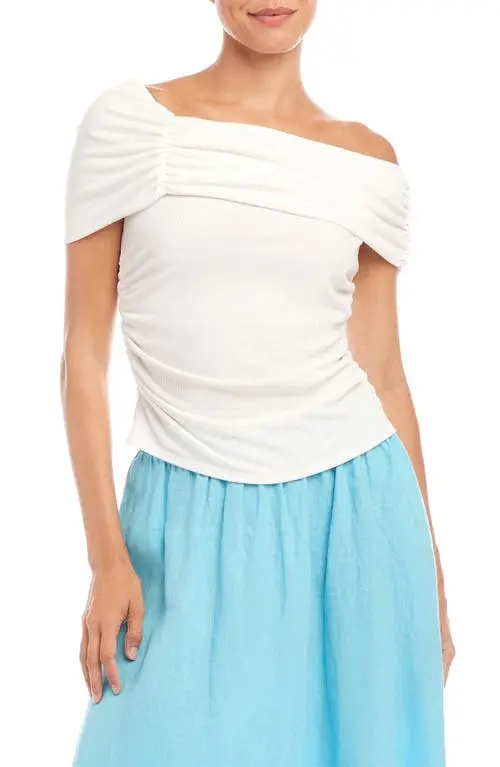 Fifteen Twenty Lizzie One-shoulder Top - Off White