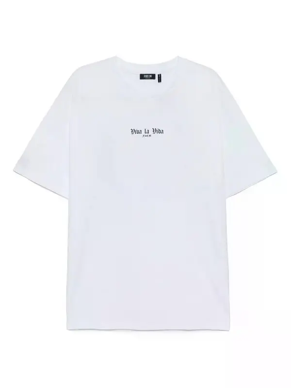 FIVE CM Graphic-print T-shirt - White