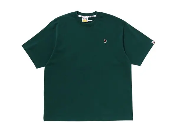 BAPE One Point Relaxed Fit Tee Shirt - Olivedrab Green