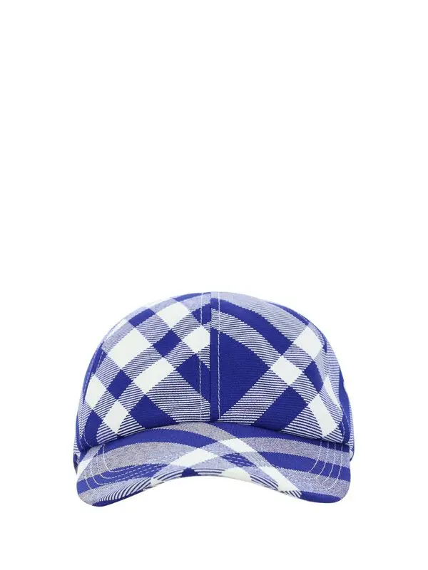 Burberry Check Motif Baseball Cap