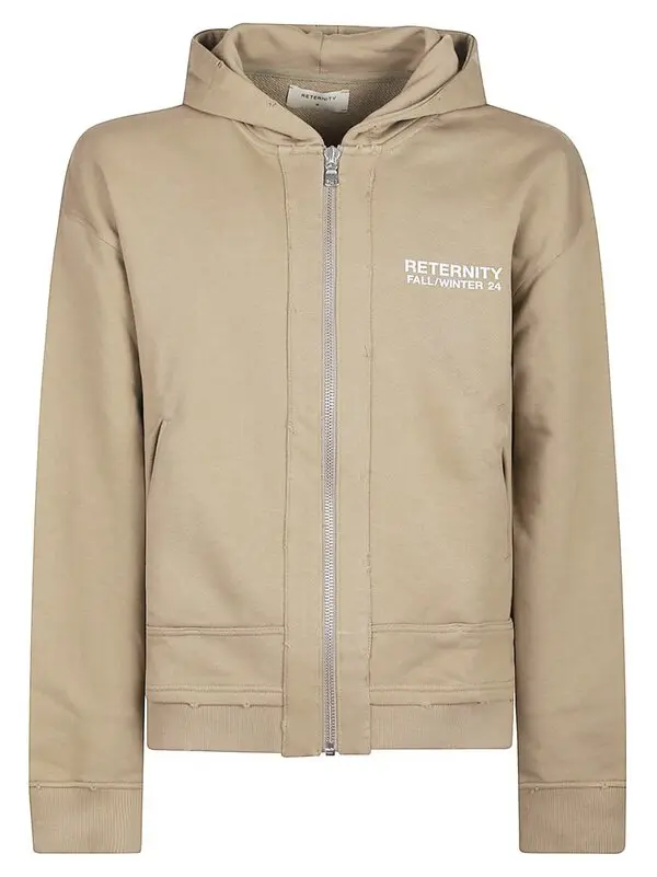 RETERNITY Ribbed Zip Sweatshirt