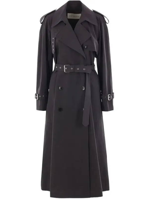 Dries Van Noten Risto Belted Raincoat