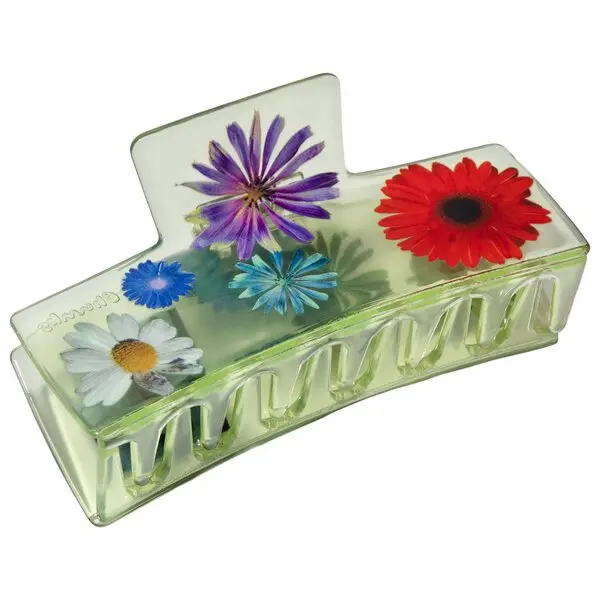 CHUNKS Flower Power Medium Claw Clip - One-color