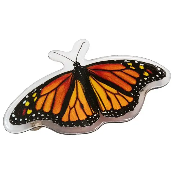CHUNKS Hair Barrette In Monarch Butterfly