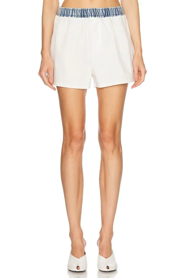 SEROYA Tama Short - White & Coastline