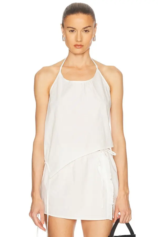 DEIJI STUDIOS Arch Halter Top