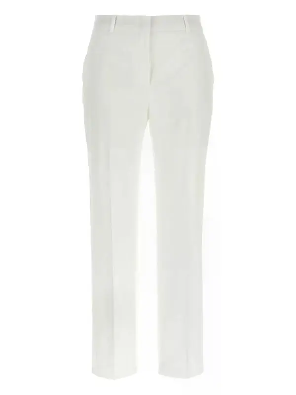 Max Mara David Straight Trousers - White