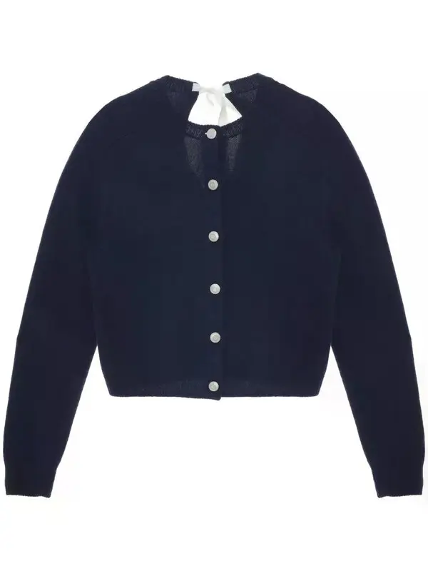 Carven Cashmere Cardigan - Blue
