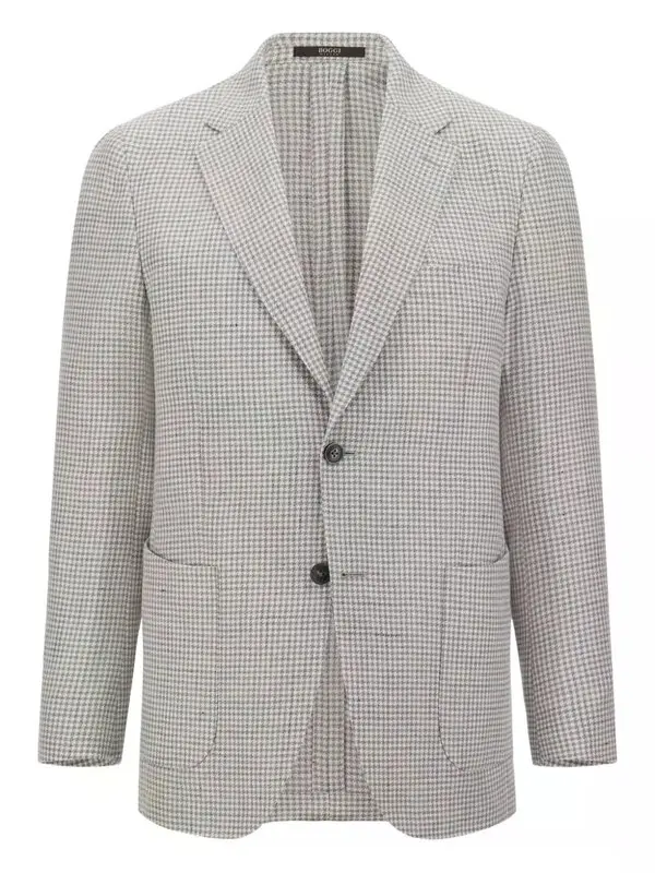 Boggi Milano Houndstooth Blazer