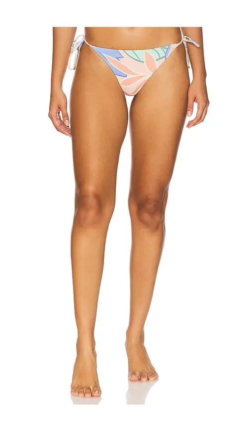 Vitamin A Ella Tie Side Bikini Bottom - Retro Jungle