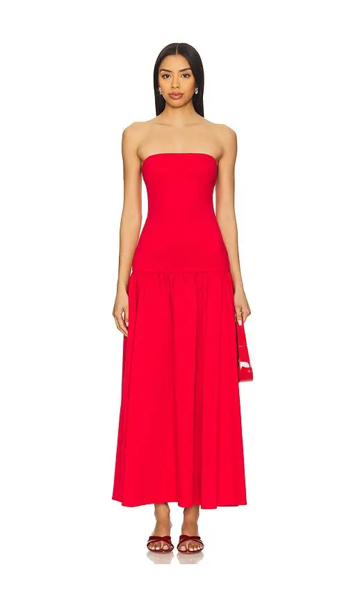 Alice + Olivia Oriana Maxi Dress - Bright Ruby