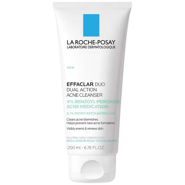 LA ROCHE-POSAY Effaclar Acne Face Wash With 4% Benzoyl Peroxide - One-color