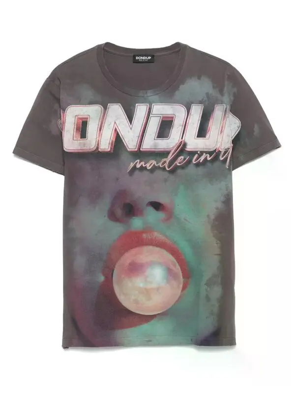 DONDUP Logo-print T-shirt - Grey