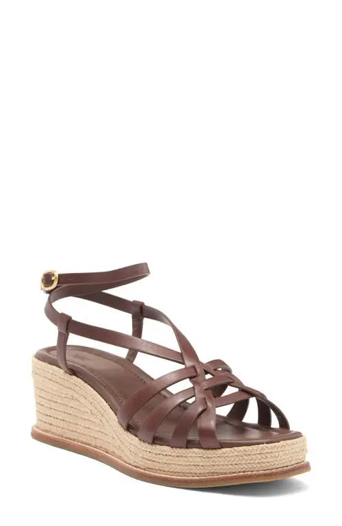 Paige Jill Ankle Strap Espadrille Platform Wedge Sandals