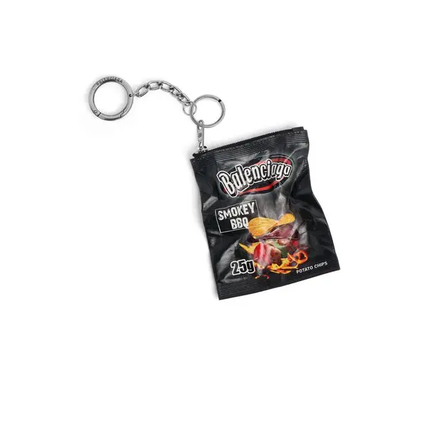 Balenciaga Charm/keychain Chips - Black