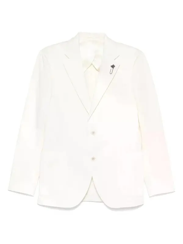 LARDINI Brooch-detail Blazer