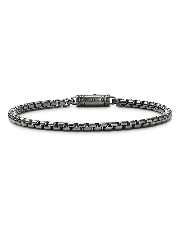 John Hardy Dark Box Chain Bracelet
