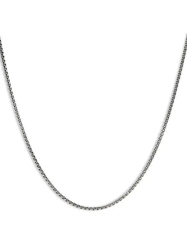 John Hardy Sterling Box Link Chain Necklace