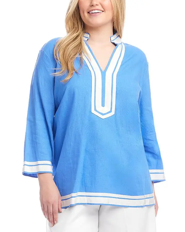 Karen Kane The St Tropez Tunic - Black/ White