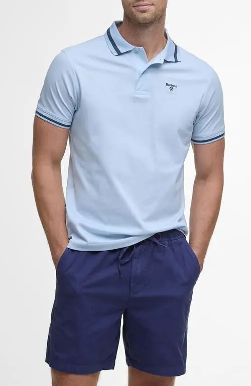 Barbour Ferrybridge Lightweight Polo - Ocean Sky