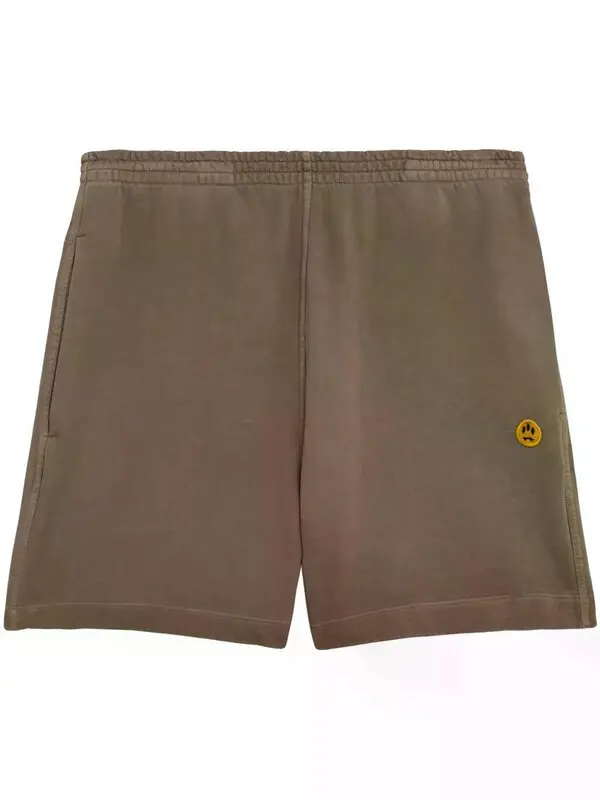 BARROW Logo-print Track Shorts - Brown