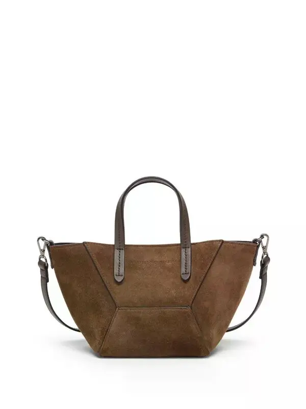 Brunello Cucinelli Mini Leather Cross Body Bag