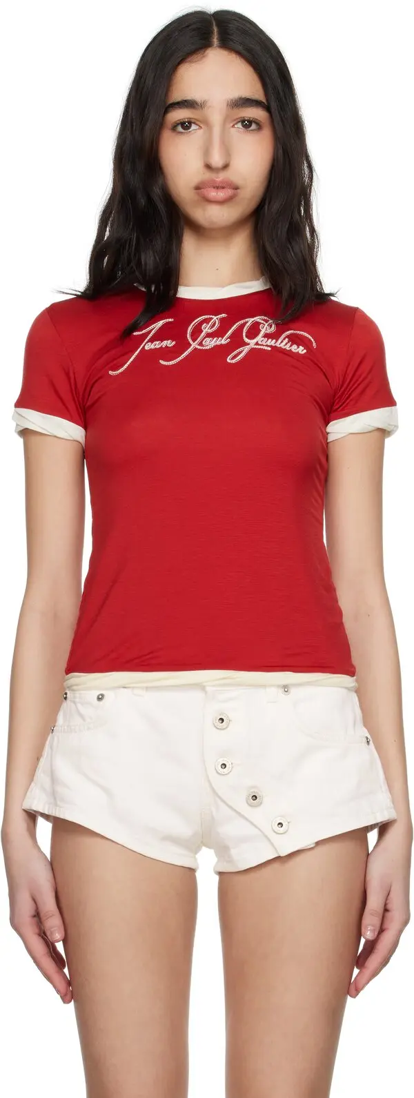 Tシャツ・カットソー JeanPaul GAULTIER 'The Ecru Tattoo' T-shirt Jean Paul Gaultier - Jean Paul Gaultier | The Ecru Tattoo T