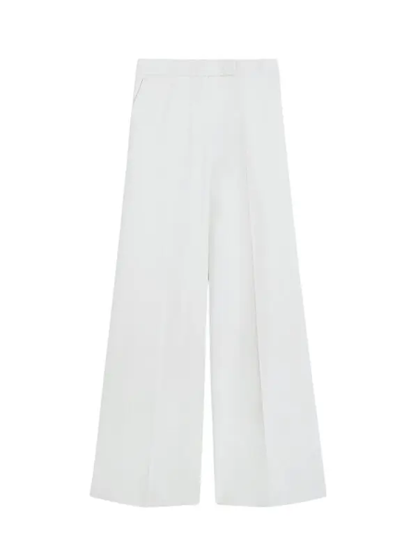 Max Mara Wide-leg Trousers - White