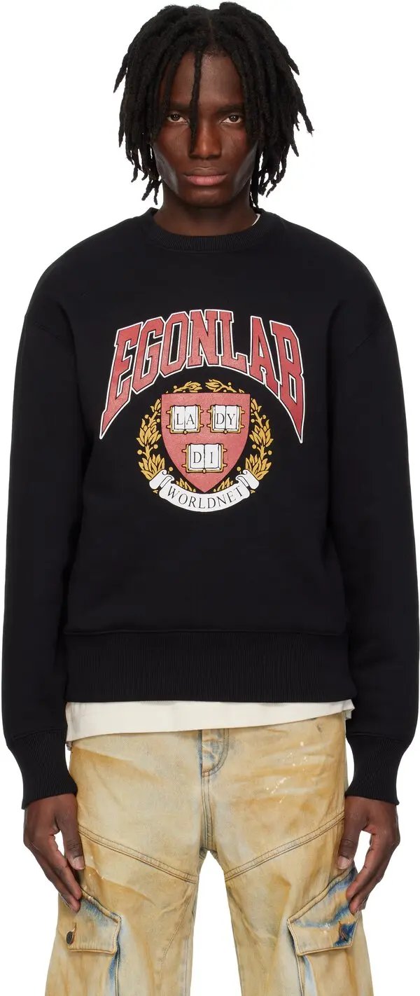Egonlab Worldnet Edition Sweatshirt Radder Black Editorialist