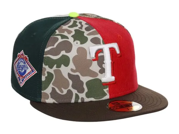 New Era Texas Rangers Mlb Maximal 59fifty Fitted Cap