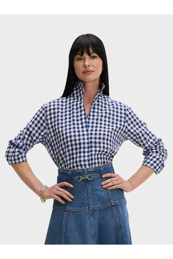 SARAH ALEXANDRA Signature Blackberry Farm Shirt - Black