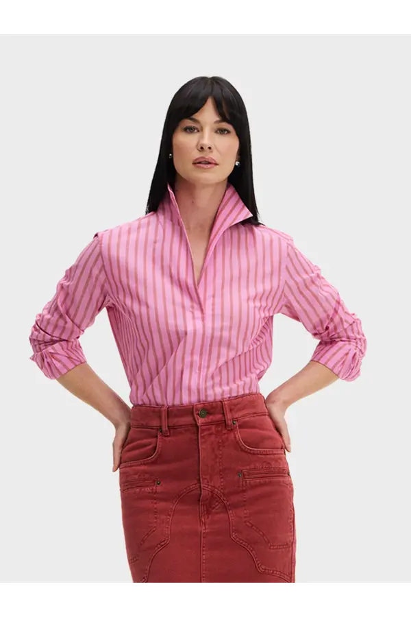 SARAH ALEXANDRA Signature: Cherry Blossom Shirt - Stripe