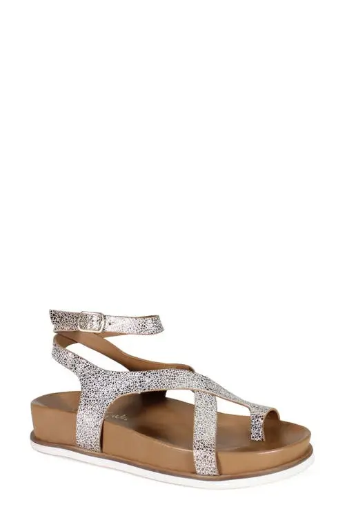 DIBA TRUE Carnival Ankle Strap Toe Loop Sandals