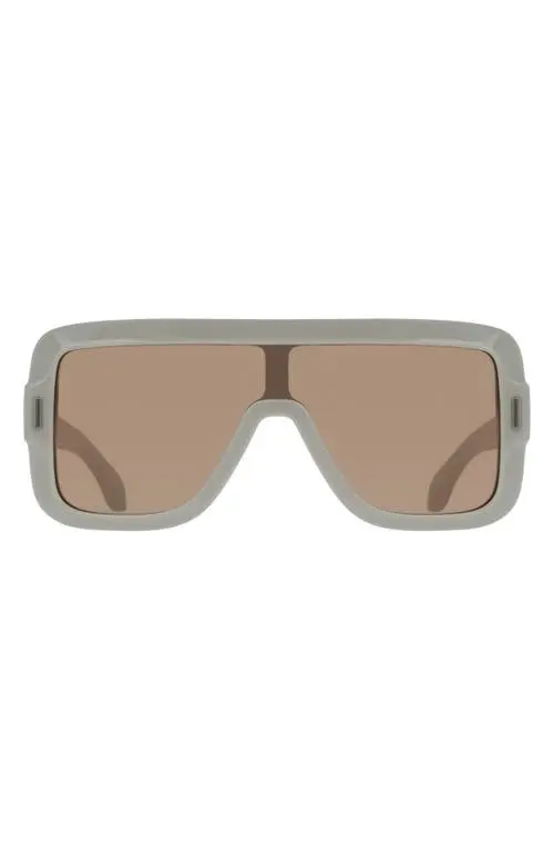FERRAGAMO 55mm Shield Sunglasses - Beige