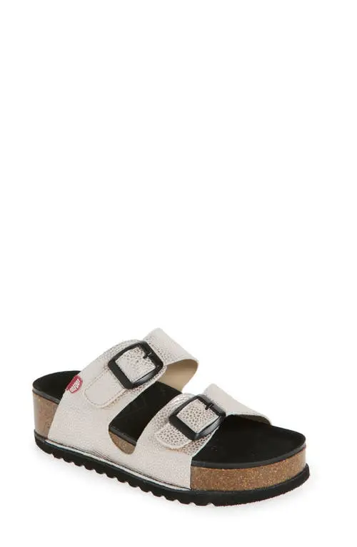 ON FOOT Naoshima Platform Sandals - Starlight Oro
